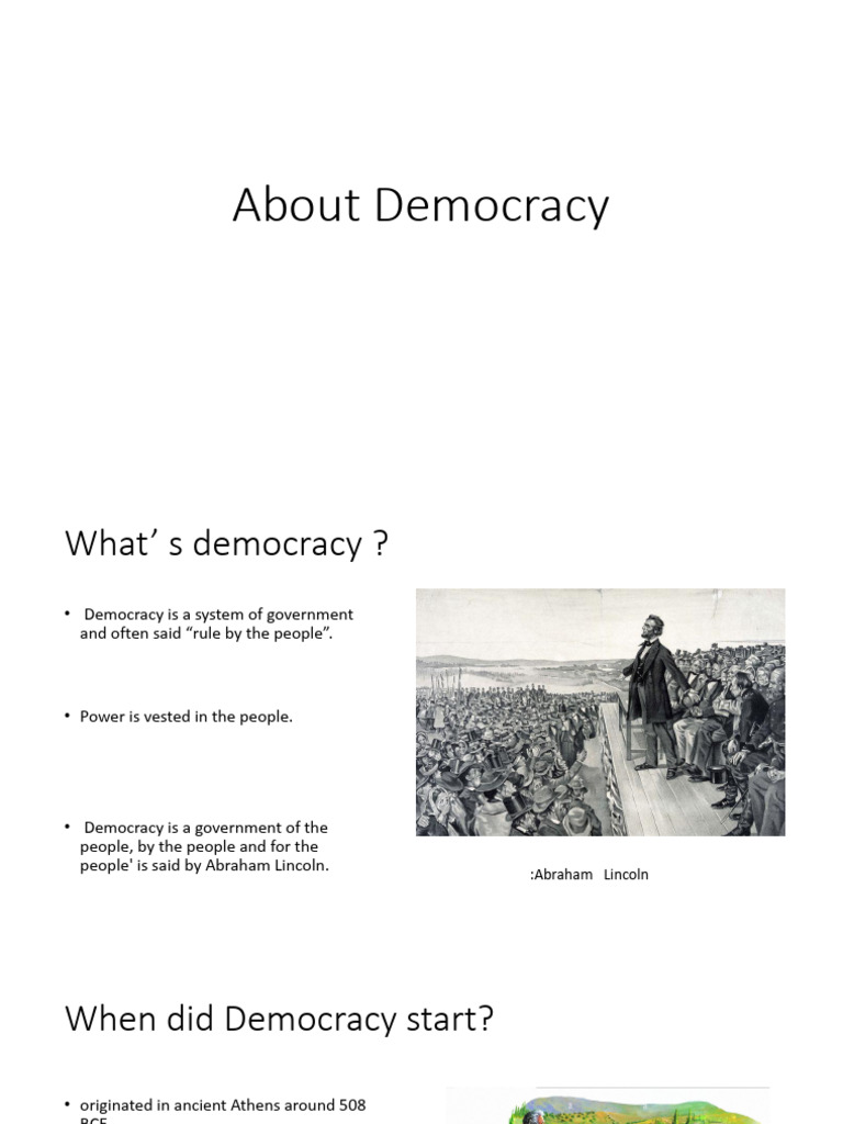 About Democracy | PDF