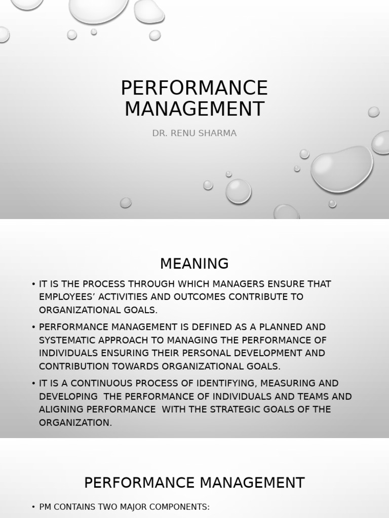 Performance Management | PDF | Performance Appraisal | Organizational Behavior