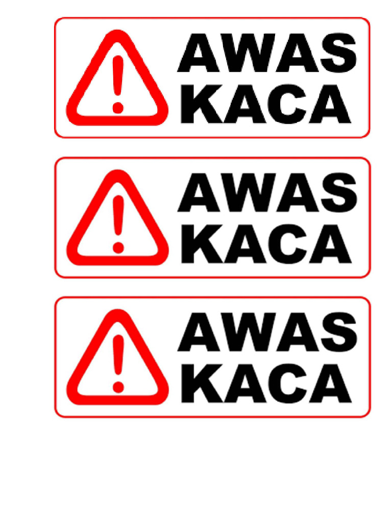 Awas Kaca | PDF