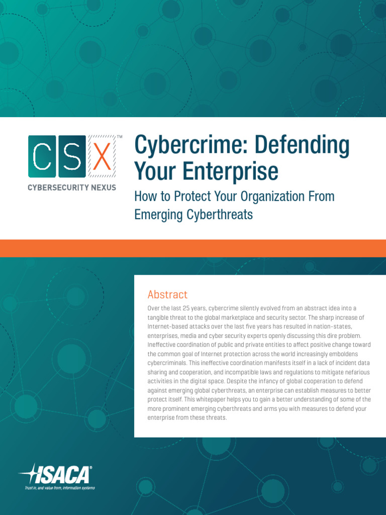 Cybercrime-Defending Your-Enterprise WHP Eng 0117 | PDF | Cybercrime ...