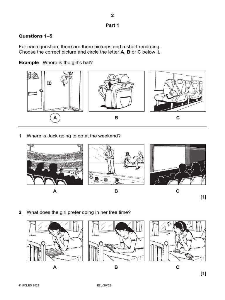 Listening Comprehension Practice Test | PDF