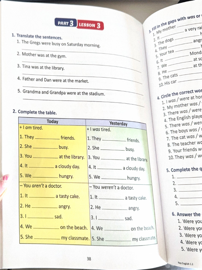 Part 3 Lesson 3 | PDF