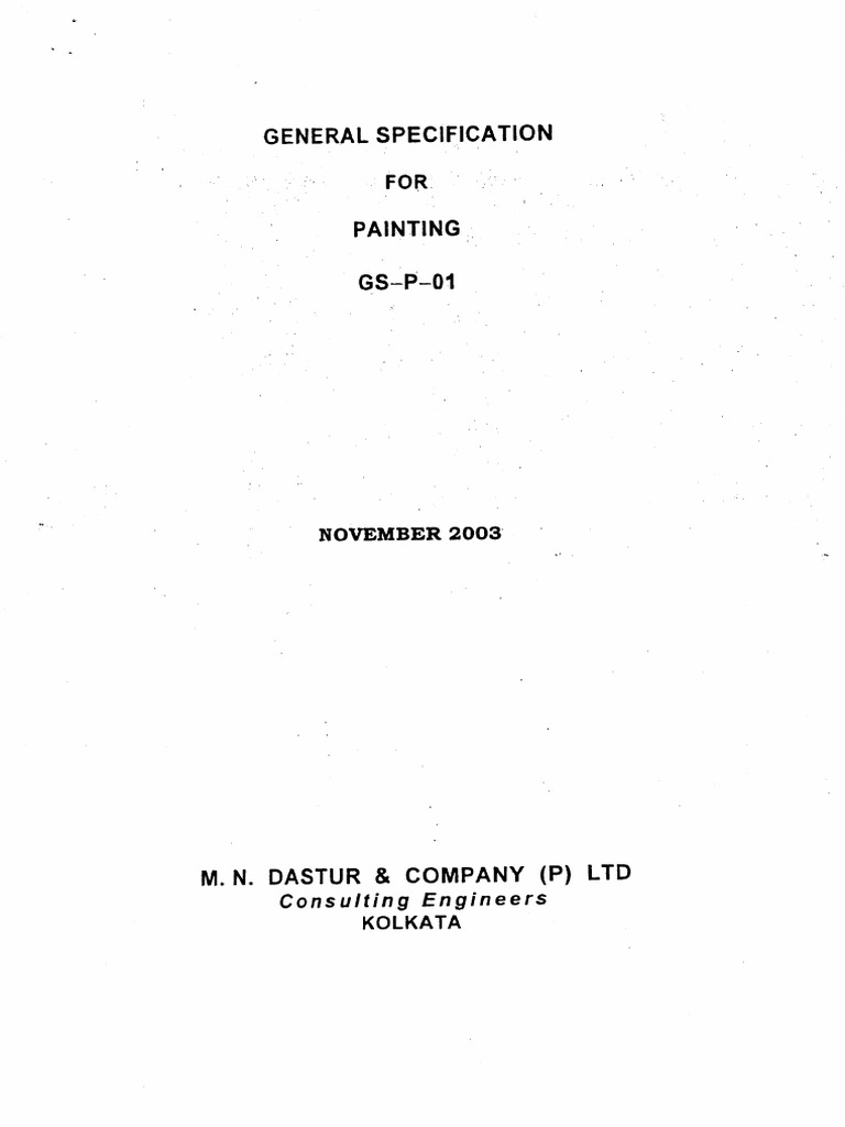 TISCO GS-P-01 Painting | PDF