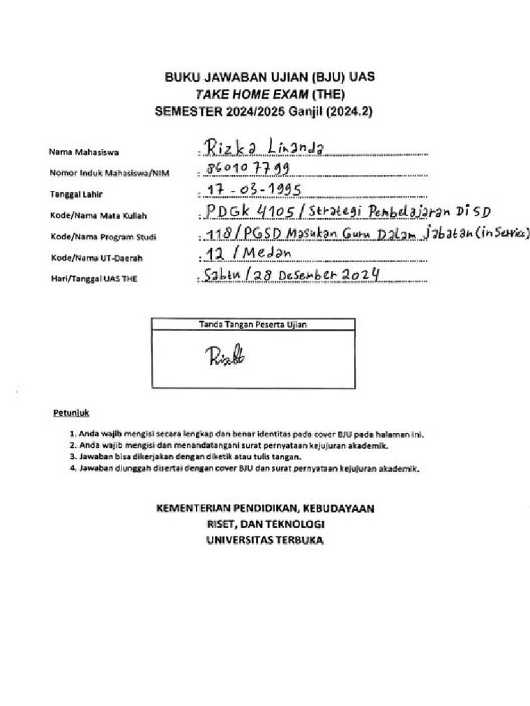 Rizka Linanda PDGK 4105 | PDF