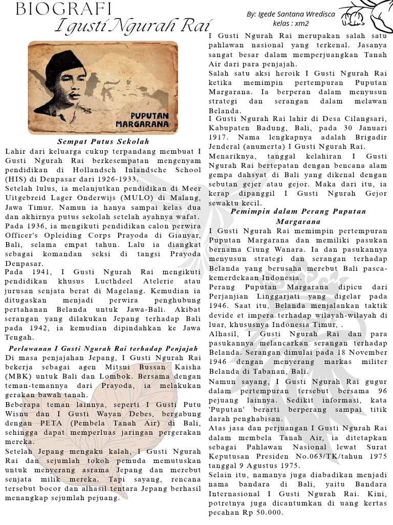 I Gusti Ngurah Rai | PDF