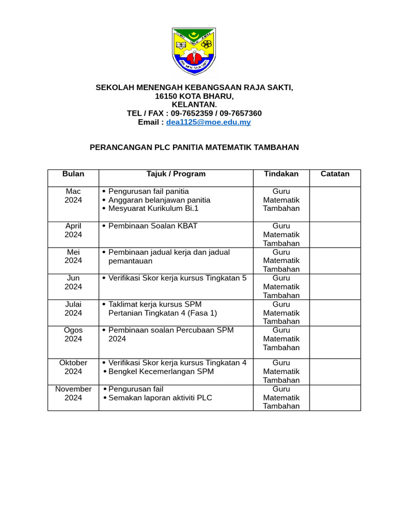 Fail Panitia Perancangan PLC | PDF