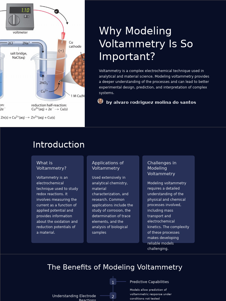 Why Modeling Voltammetry is So Important | PDF | Electrochemistry | Physical Sciences