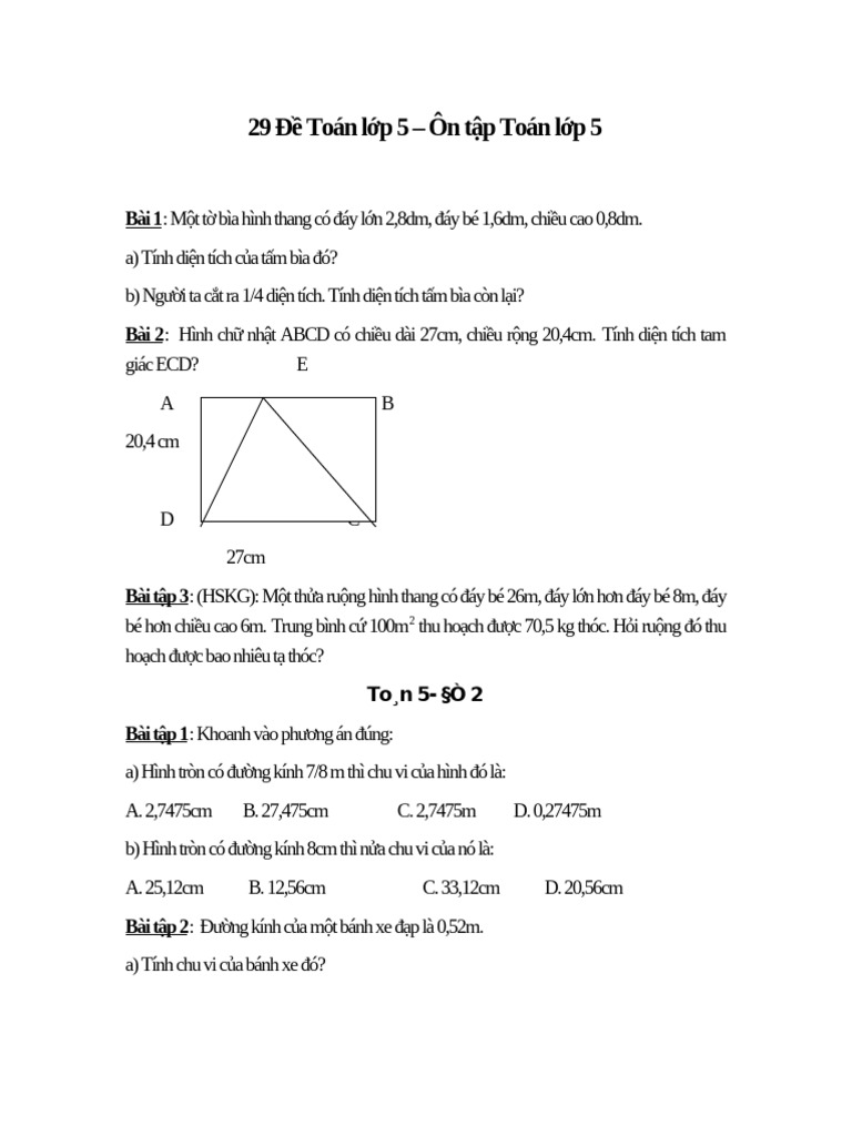 29-de-toan-lop-5 | PDF