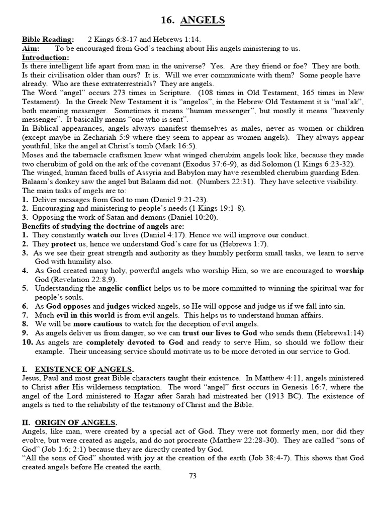 Doctrine of Angels | PDF | Michael (Archangel) | Angel