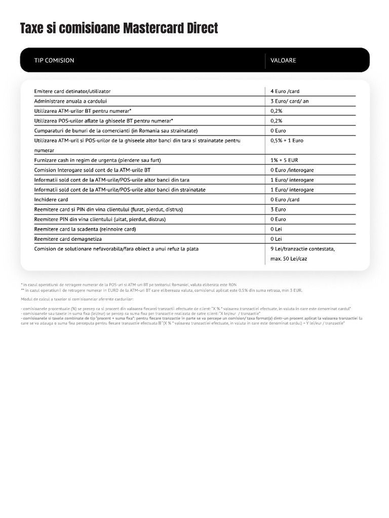 comisioane_mastercard_direct | PDF