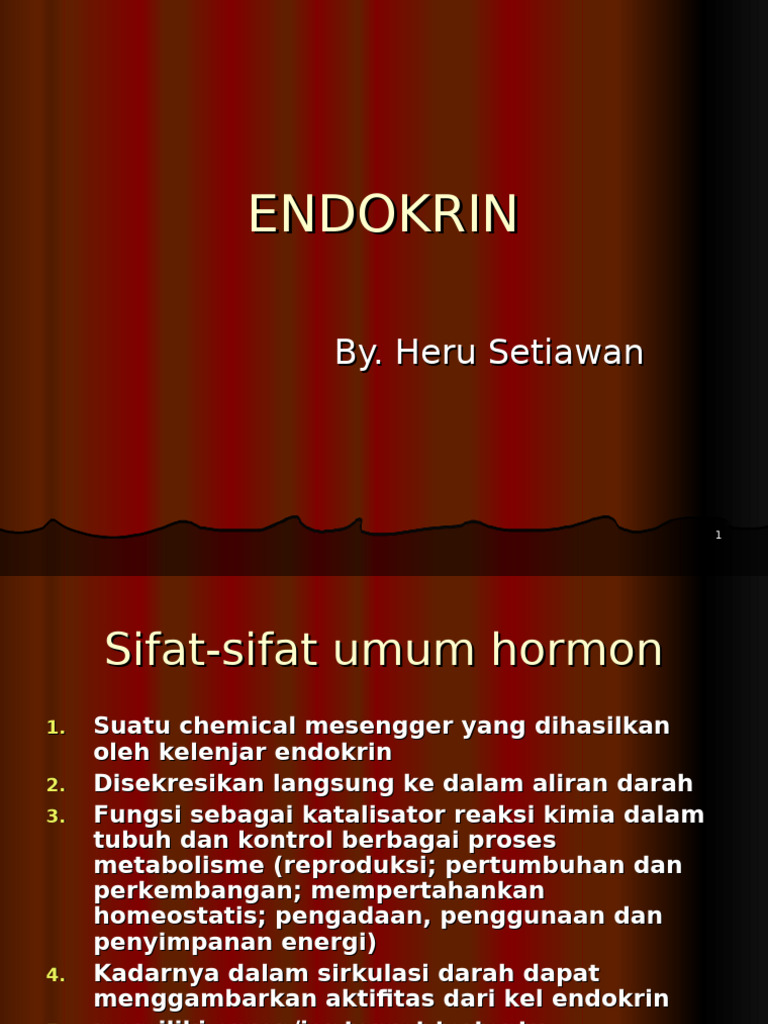 Endokrin Hormon | PDF