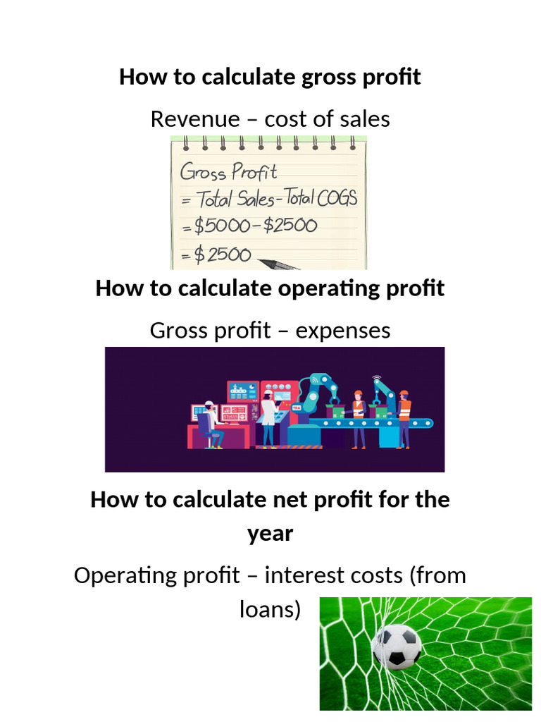 Profit Calculation Formulas Explained | PDF