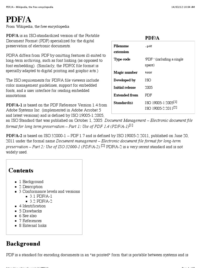 PDF:A - Wikipedia, The Free Encyclopedia | PDF