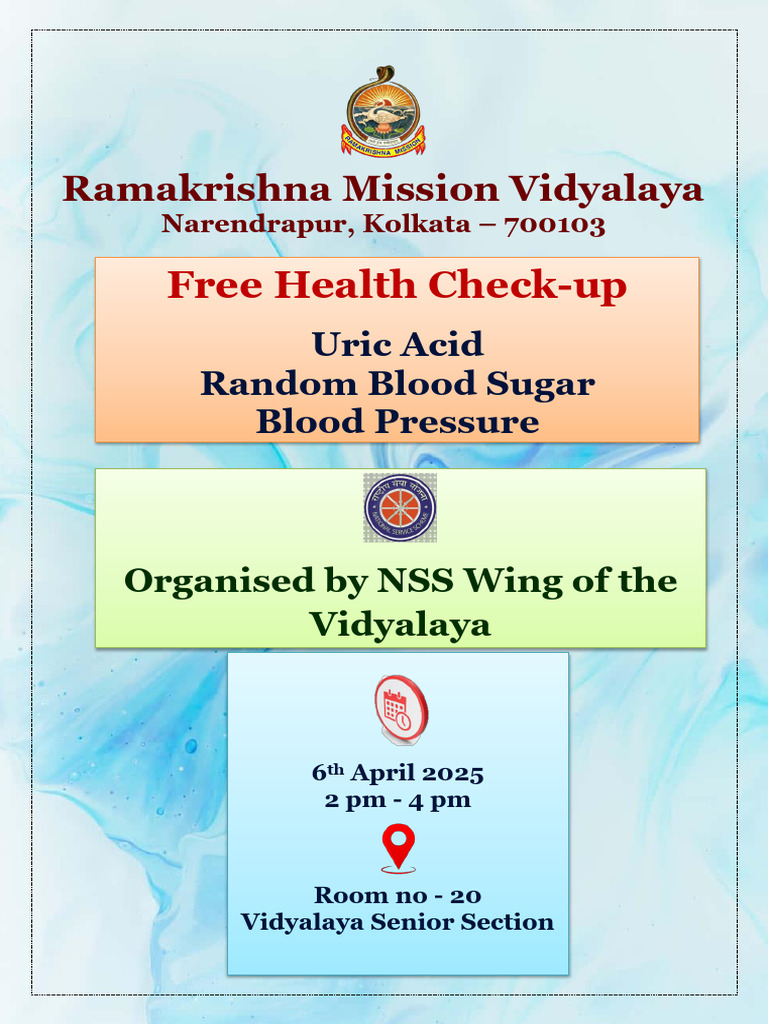 Free Health Checkup Banner-1 | PDF