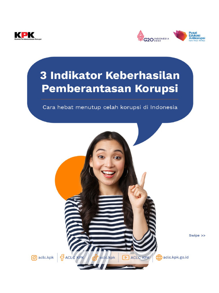 Indikator Keberhasilan Pemberantasan Korupsi | PDF