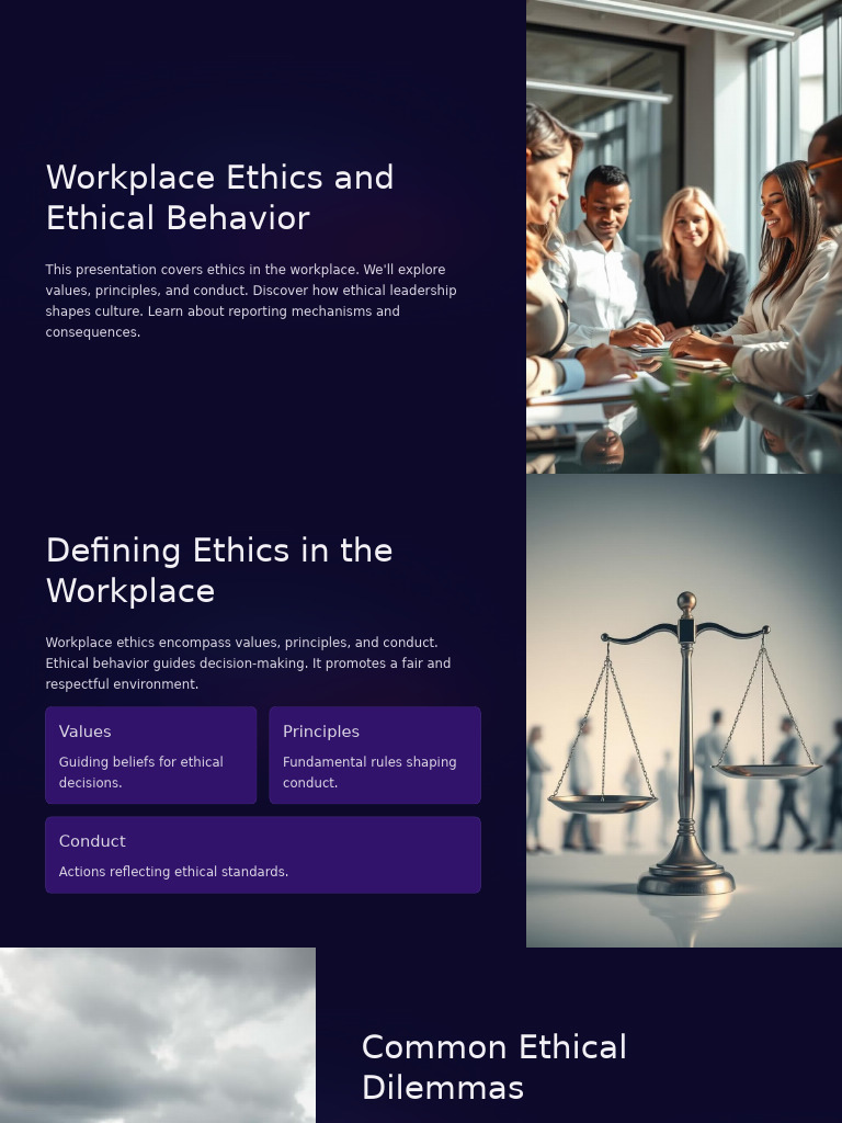 Ethical Behavior in the Workplace | PDF | Sexual Harassment | Behavior