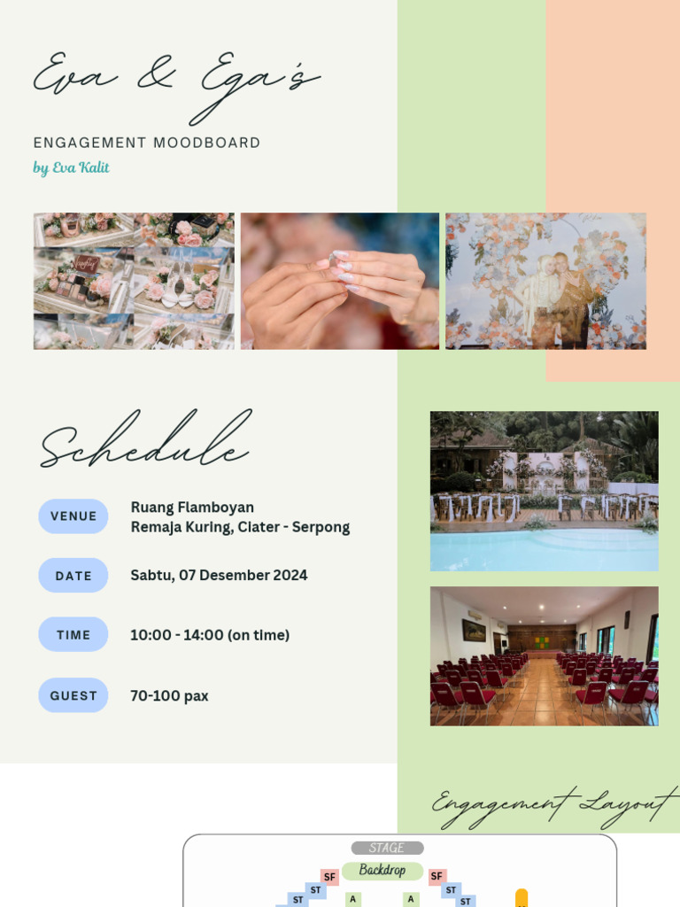 Final Engagement Mood Board Eva & Ega | PDF | Toiletry | Beauty