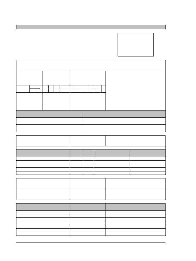 Employee Data Sheet 2022 | PDF
