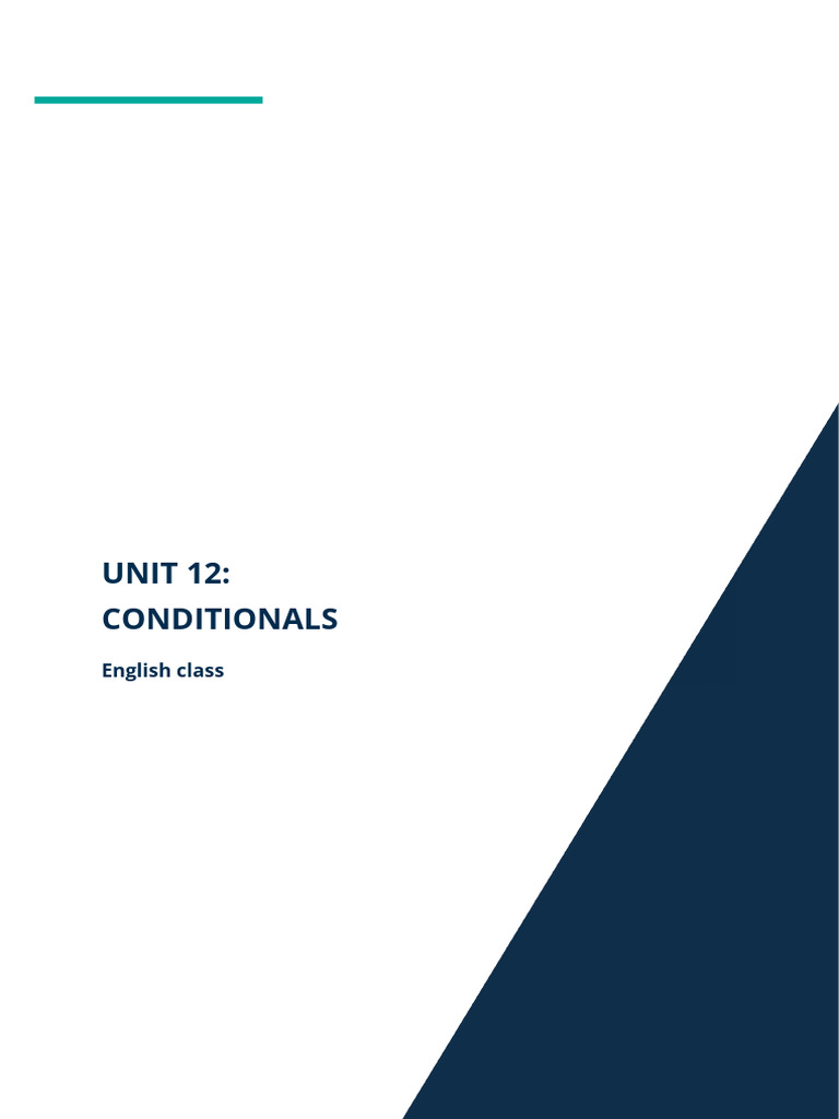 Unit 15 - Conditionals Practice (Respuestas) | PDF