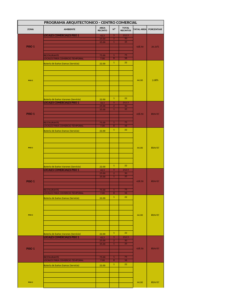 Programa Arq. - Edif | PDF