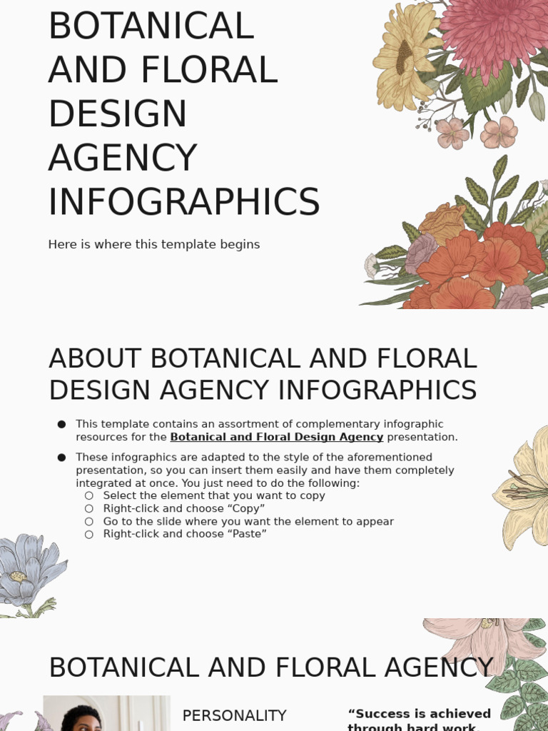 Botanical and Floral Design Infographics | PDF | Planets | Planets In ...