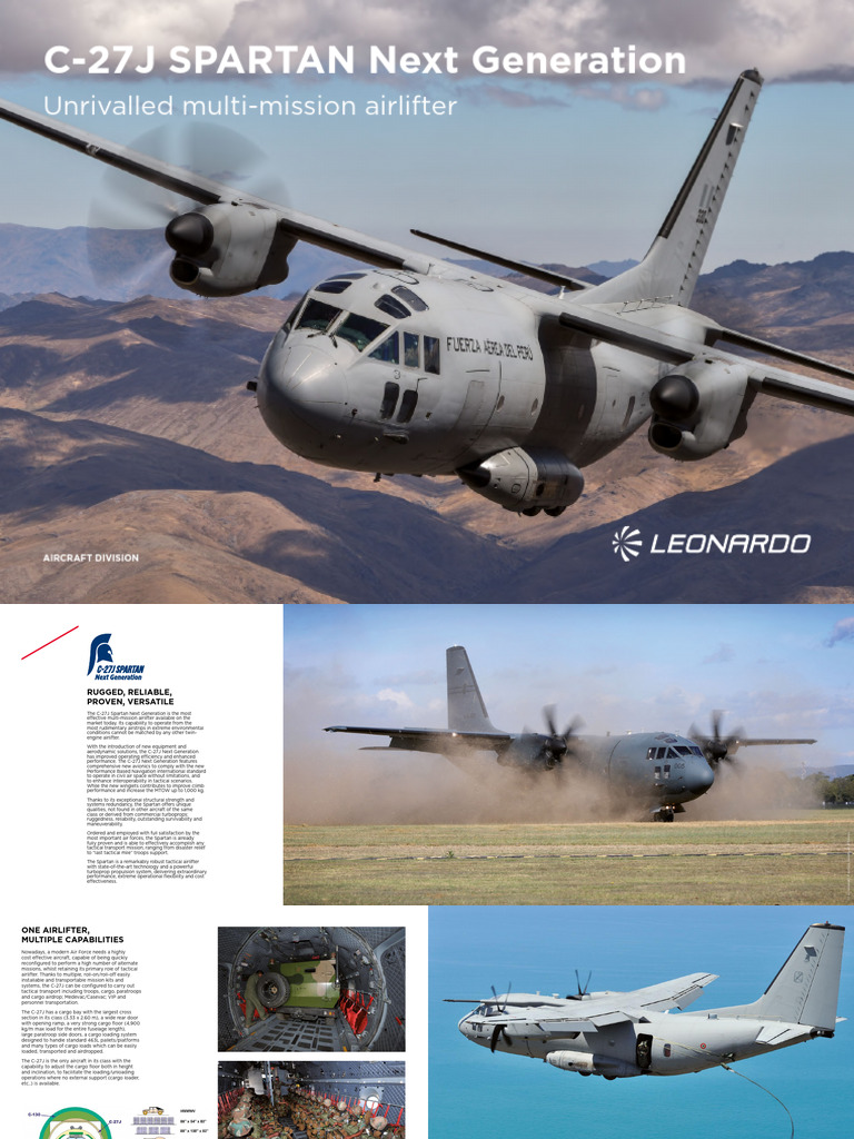 C-27J Next Gen Brochure New ENG | PDF | Signals Intelligence | Lockheed ...