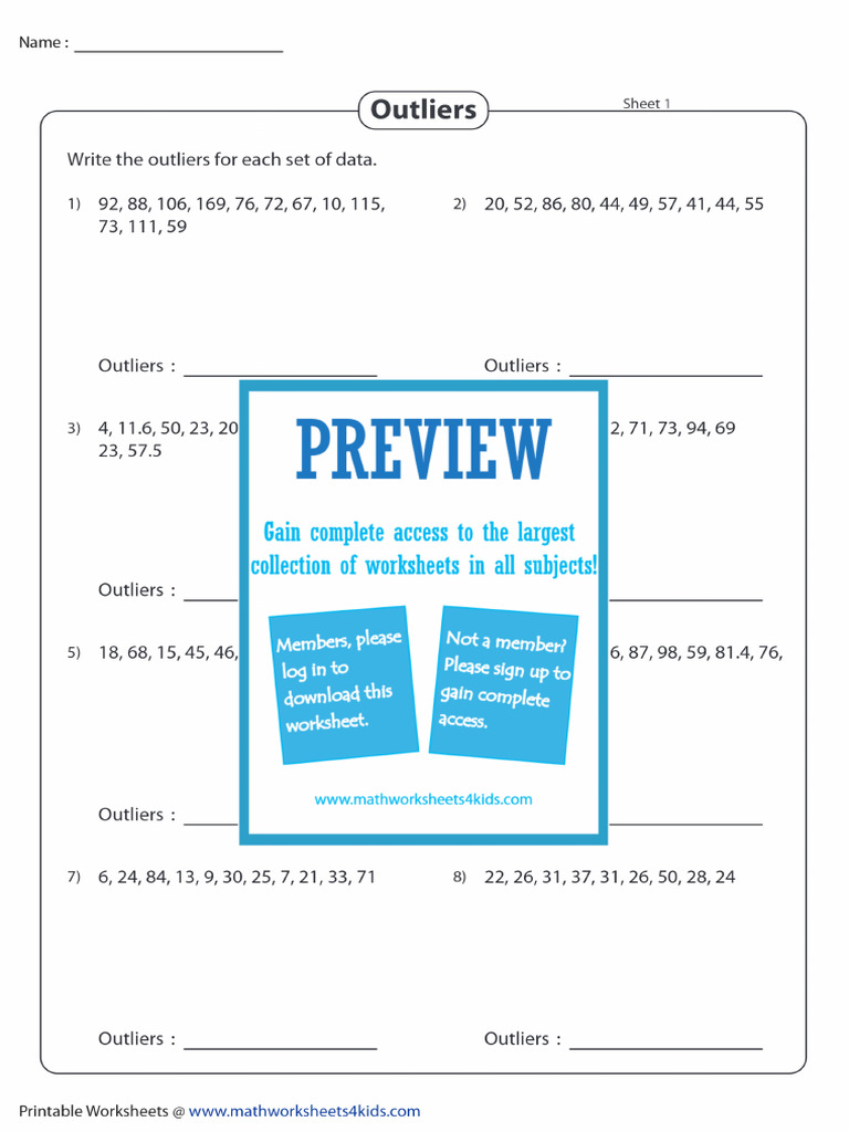Outliers 1 | PDF