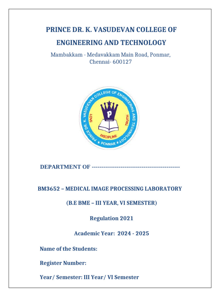 BM3652 MIP EIE lab manual format 06 | PDF | Engineering | Knowledge