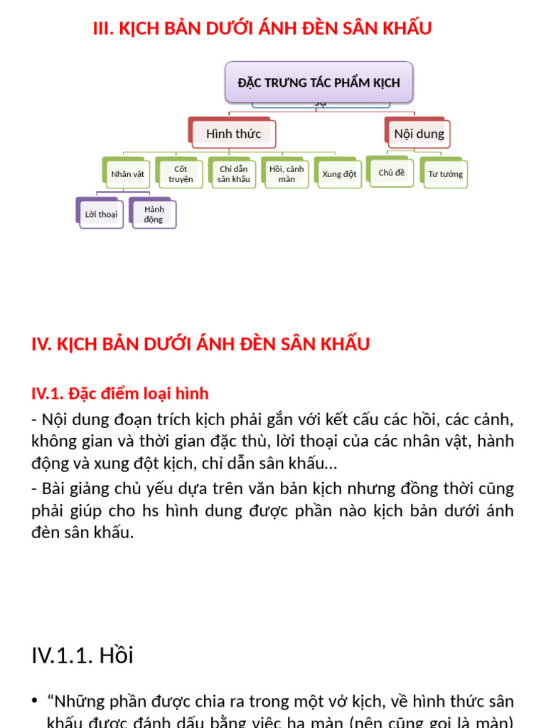 KICH BAN DUOI ANH DEN SAN KHAU | PDF