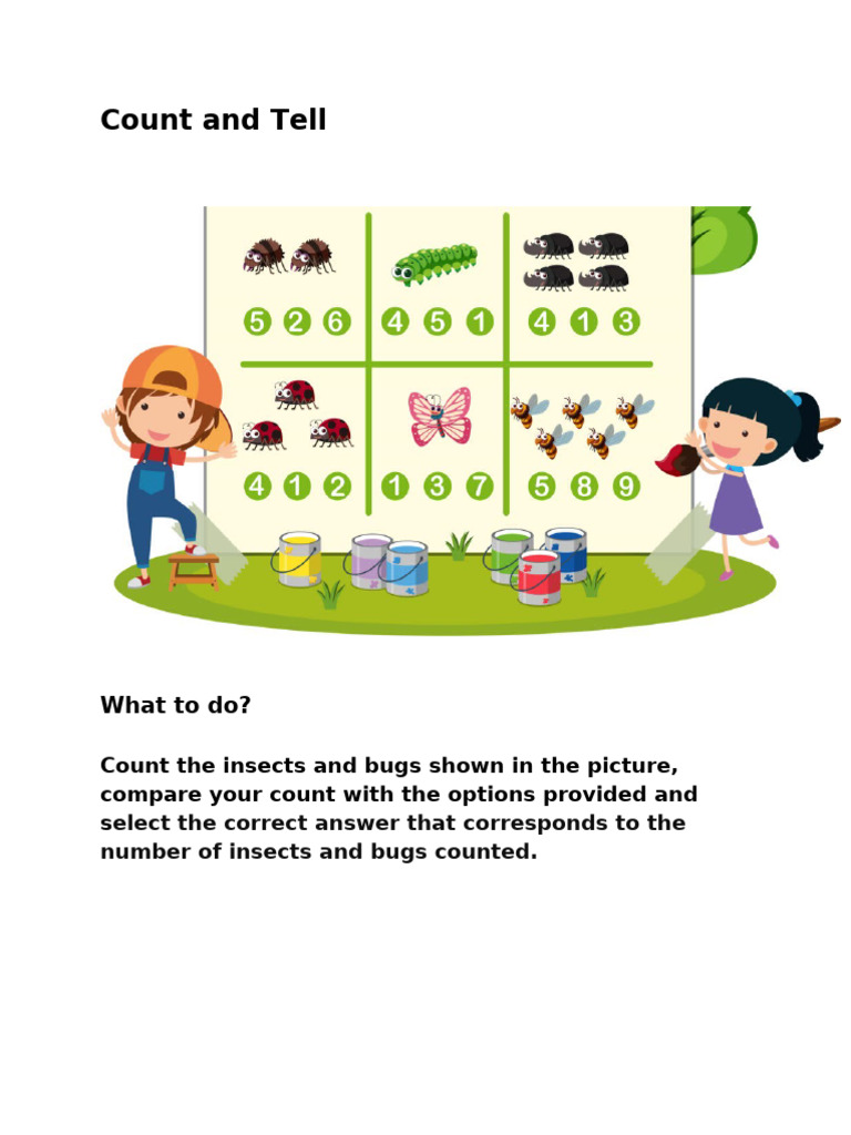 Counting III Numeracy Puzzle in Eng | PDF