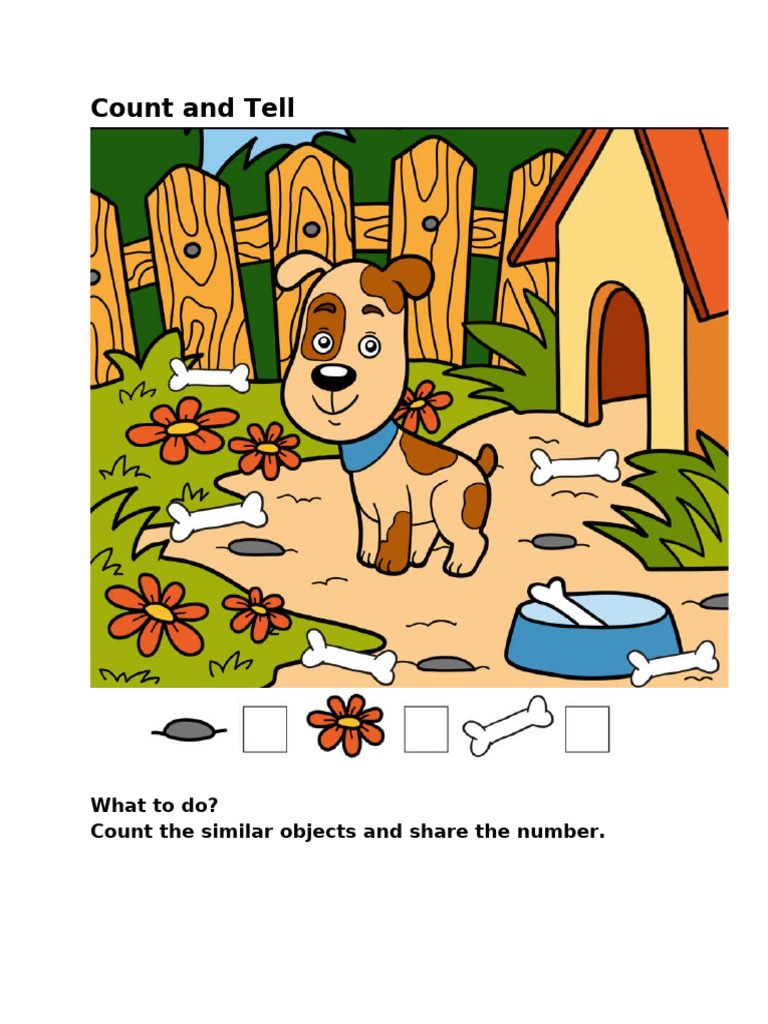 Counting XVI Numeracy Puzzle in Eng | PDF