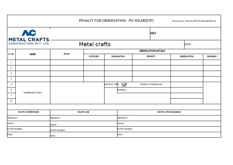 PENALTY FORMAT | PDF