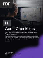 Updated ITGC Audit Checklist | PDF | Security | Computer Security