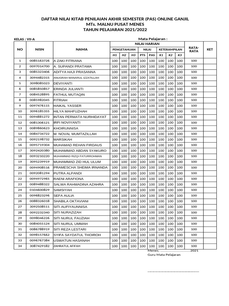 Ubudiyah Kelas 8 G - K | PDF