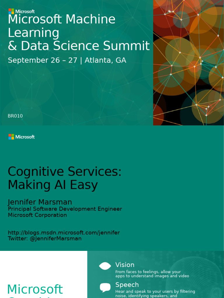 Microsoft Cognitive Services Overview | PDF | Analytics | Computing