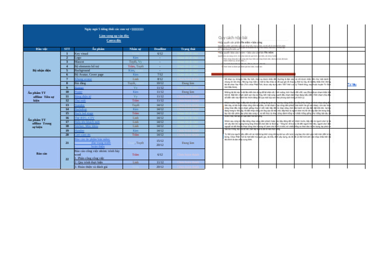 Bài tập lớn TKDH - Trang tính1 | PDF