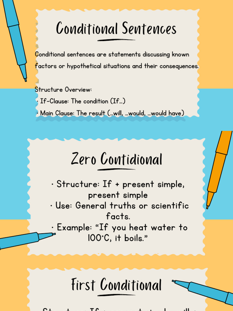 Conditional Sentences | PDF