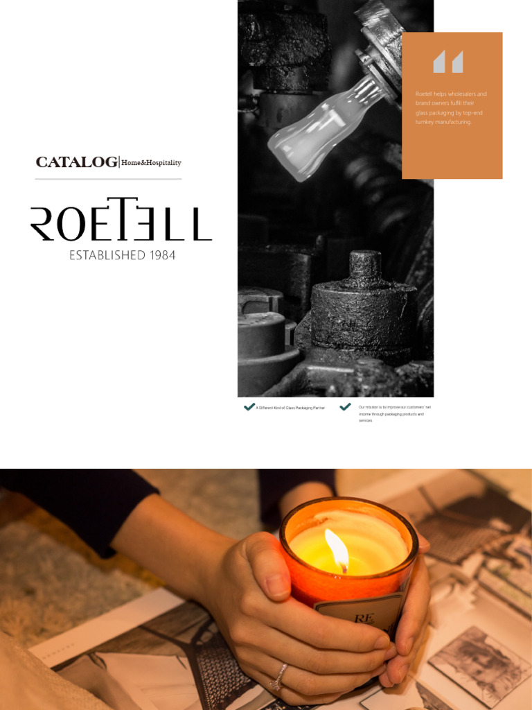 Roetell Candle Jar Catalog | PDF | Glasses | Brand
