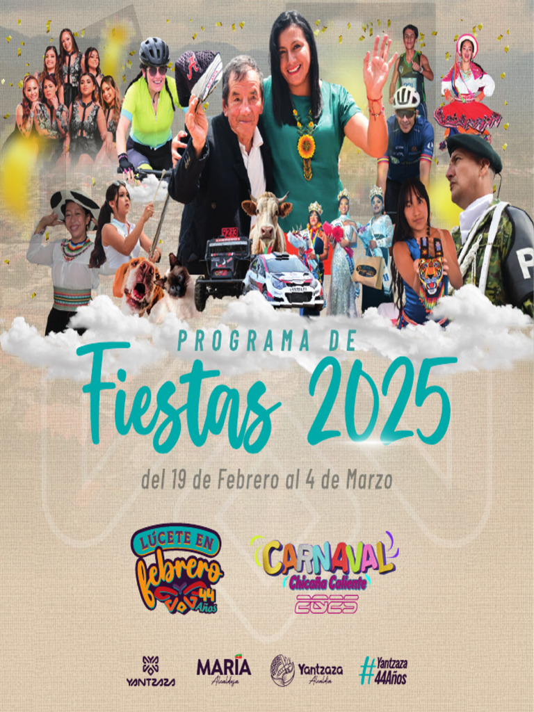 Fiestas de Yantzaza 2025: Cronograma | PDF