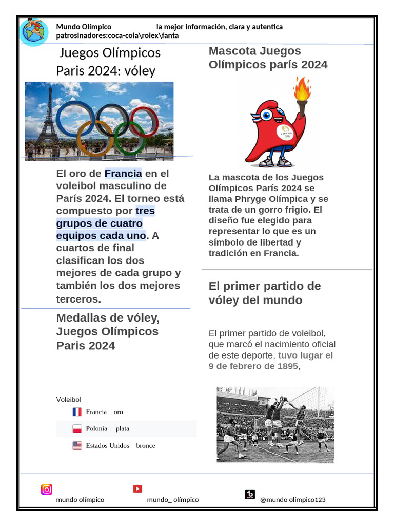 Juegos Olímpicos Paris 2024 | PDF