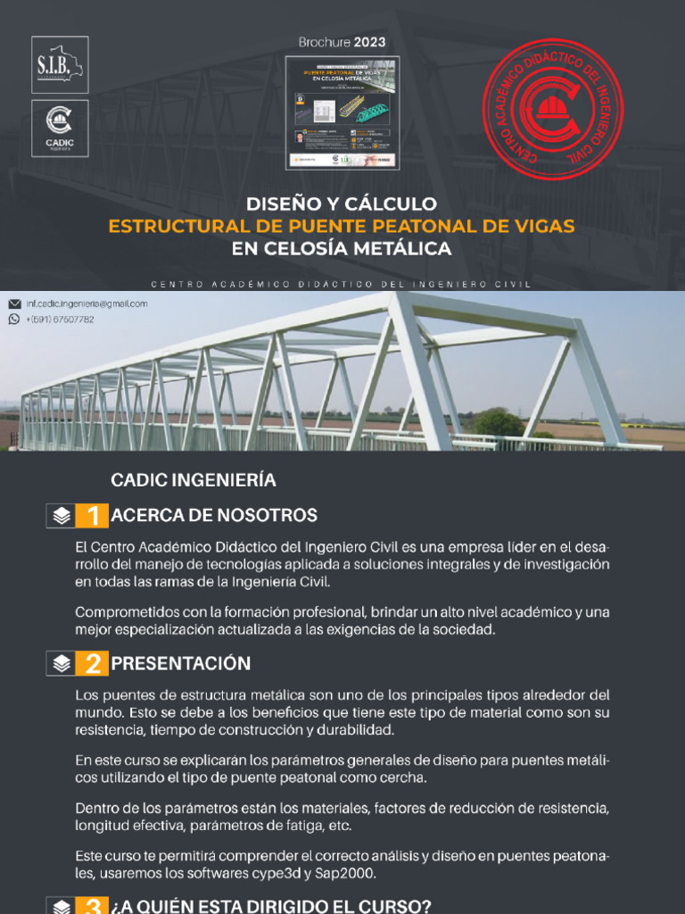 Brochure Puente Peatonal-1 | PDF