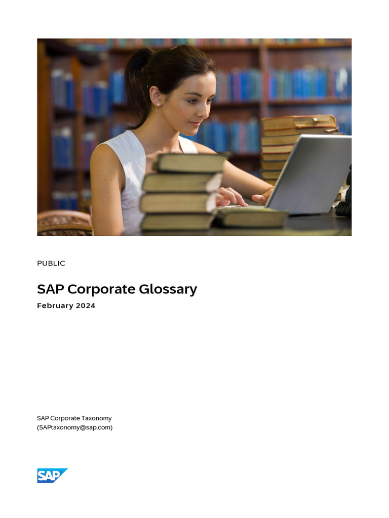 SAP Corporate Glossary 2024 | PDF | Cloud Computing | Software As A Service