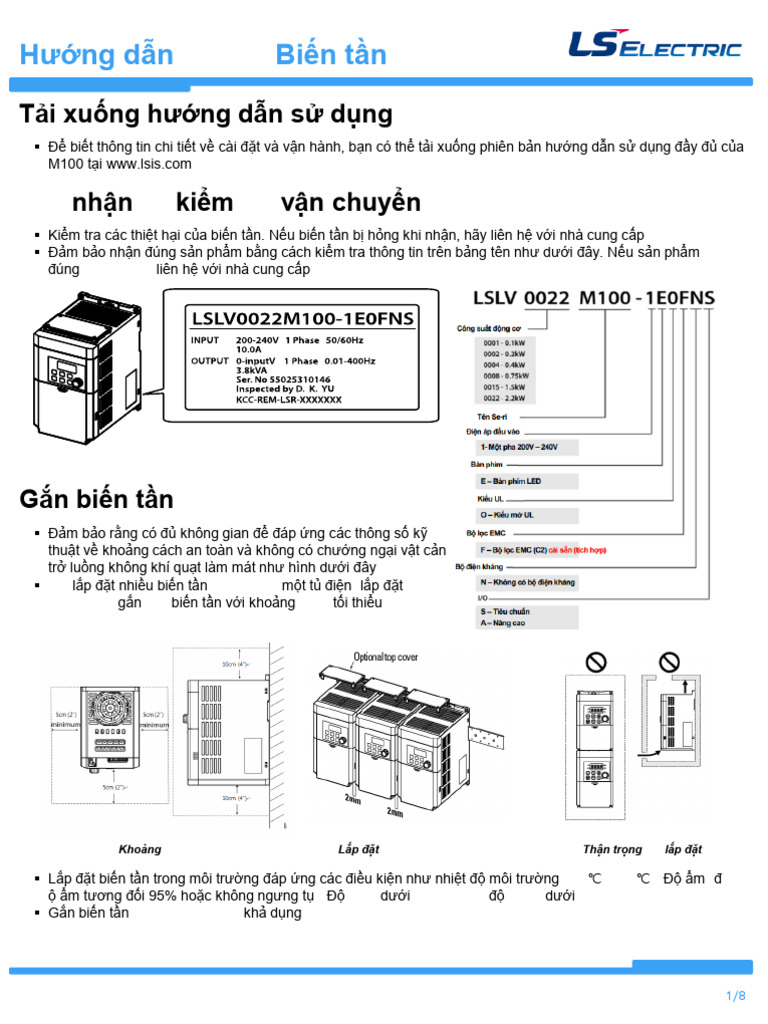 LS M100 - Use - VN - 200519 | PDF