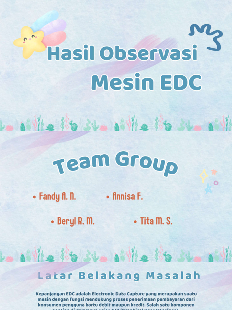 Blue Tosca Cute Project Illustration Presentation - Compressed | PDF