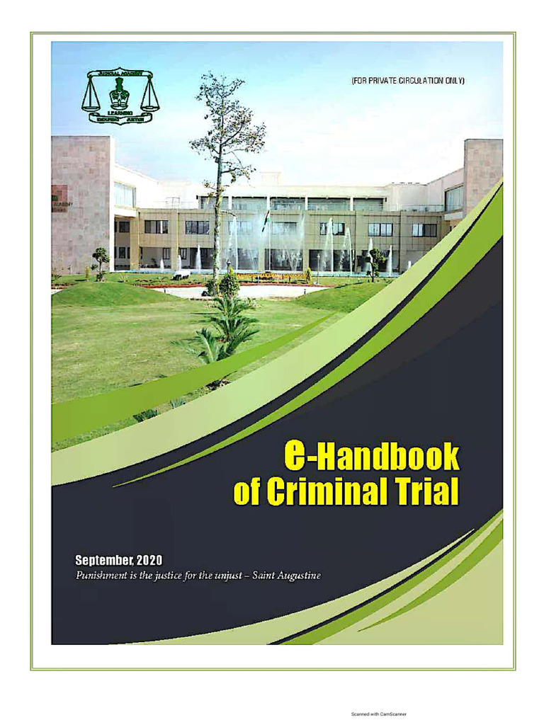Handbook of Criminal Trial | PDF