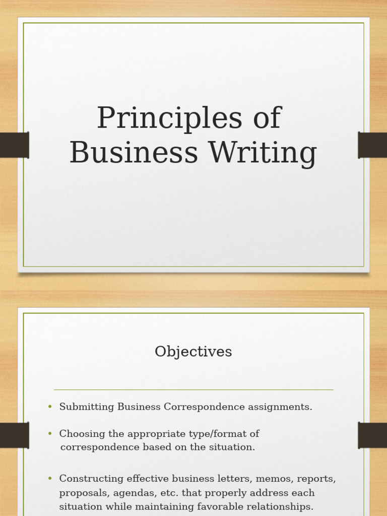 Principles of Bus Writing | PDF | Word | Sentence (Linguistics)