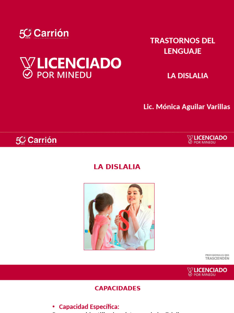 Dislalia: Tipos, Causas y Tratamiento | PDF | Habla | Voz humana