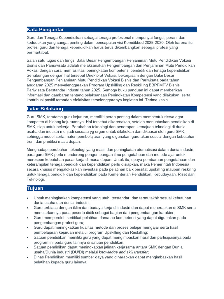 Kata Pengantar Modul LMS | PDF