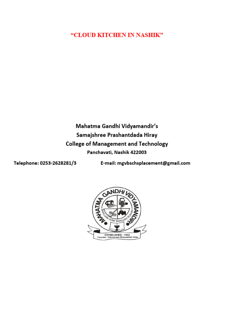 Final 1 Yashraj Cloud Kitchen | PDF | Survey Methodology | Qualitative Research