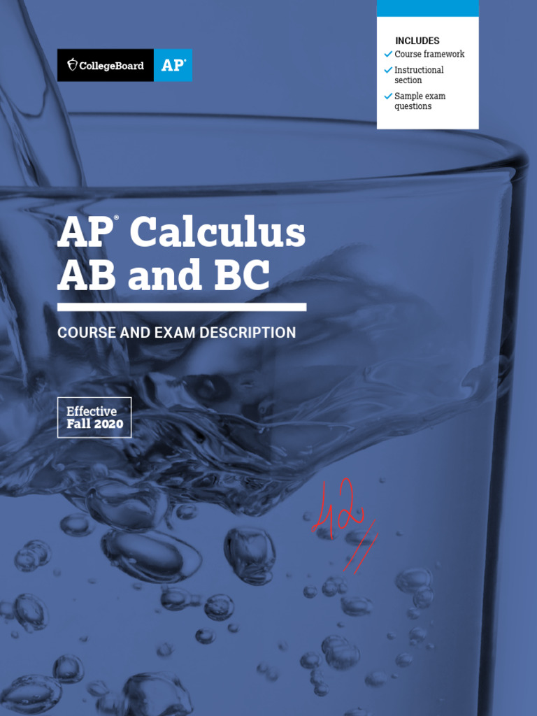 AP Caluculus BC Score and Exam Description | PDF | Function ...